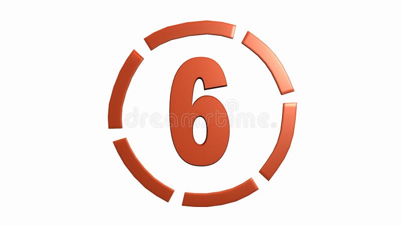 Computer Animation Showing a Countdown Stock Video - Video of company ...