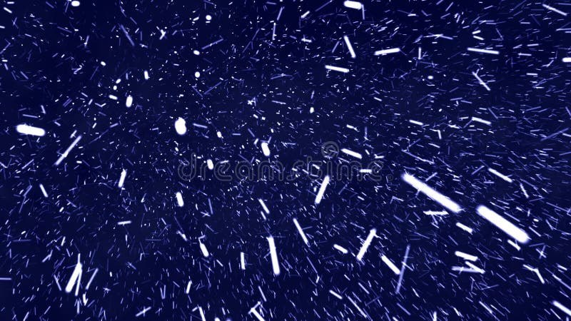 Computer Animation of the Universe with Glowing Particles Moving in ...