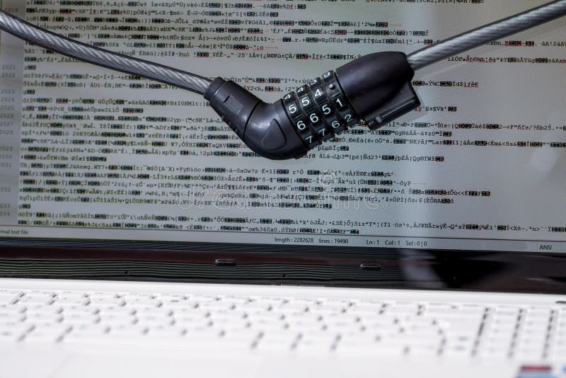 Computer ID Theft alert stock image. Image of expire, communication ...