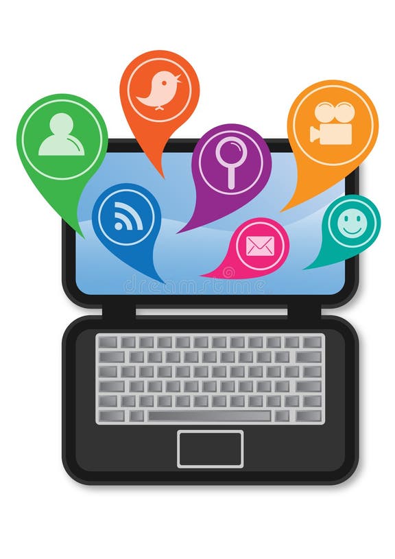 Computer Applications stock illustration. Illustration of digital ...