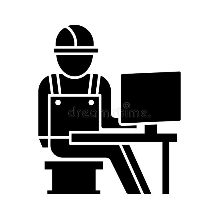 Computer Engineers Icon Stock Illustrations – 242 Computer Engineers ...