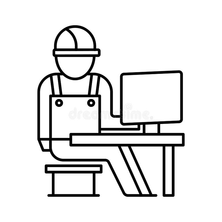Computer Engineers Icon Stock Illustrations – 242 Computer Engineers ...