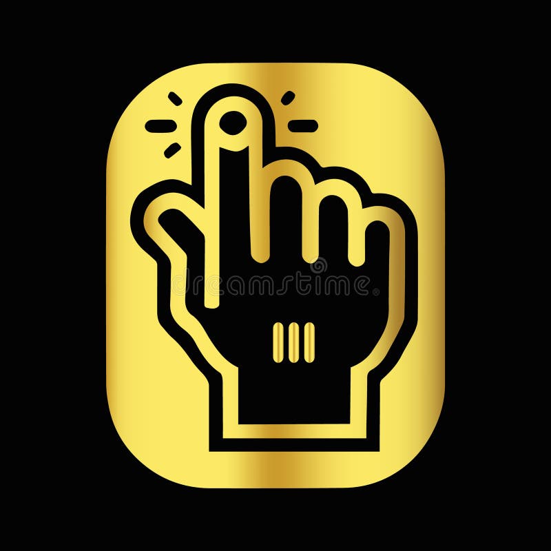 Computer Arrow Cursor Icon Isolated Stock Vector - Illustration of logo ...