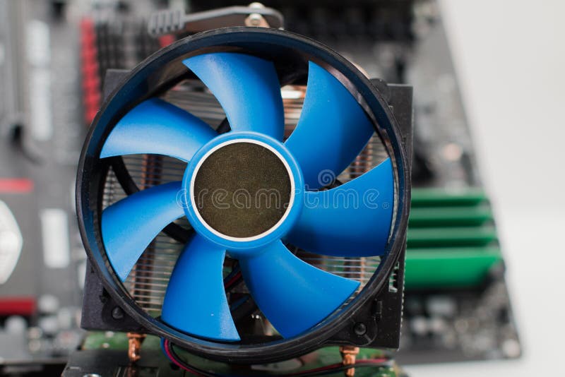 Computer Assembly Details and Tools on a White Background Stock Image ...