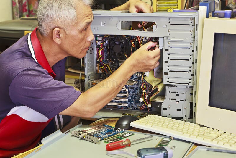 Computer Repair stock photo. Image of line, electronic - 20588368