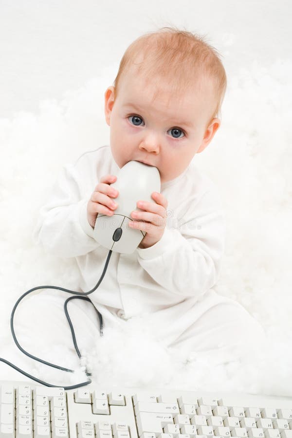 Computer baby stock image. Image of keyboards, mouse, computers - 2301151