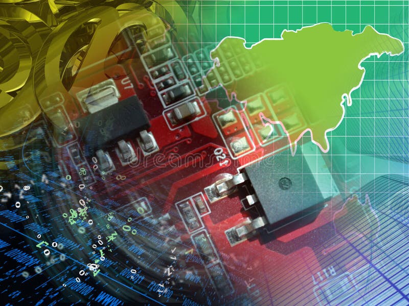 Computer Components Collage Stock Photos - Free & Royalty-Free Stock ...