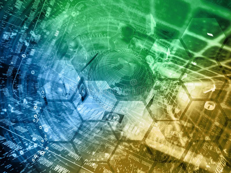 Computer background stock illustration. Illustration of character ...