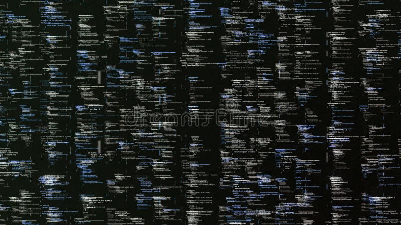Computer Background with Many Program Codes. Animation Stock Footage - Video of generated ...