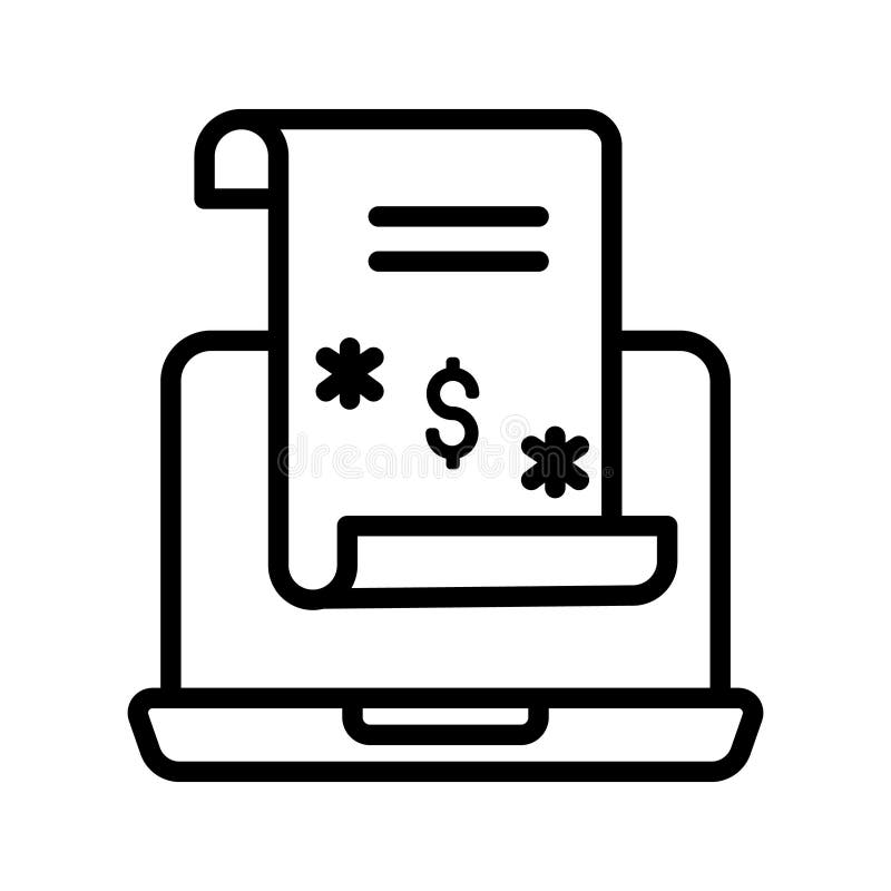 Computer banking stock illustration. Illustration of finance - 366104
