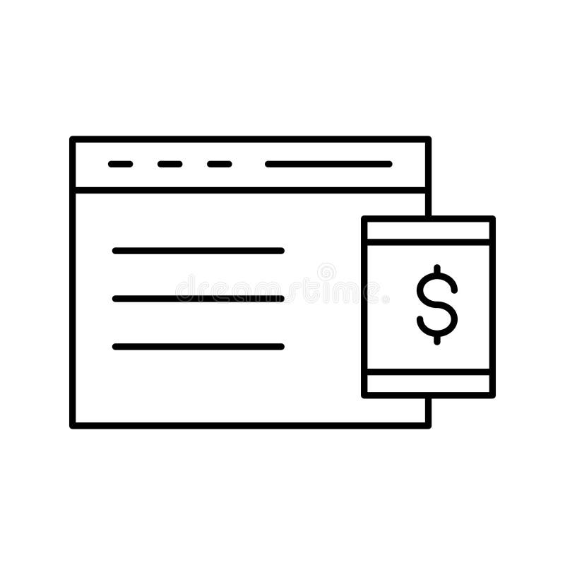 Computer banking stock illustration. Illustration of network - 1328807