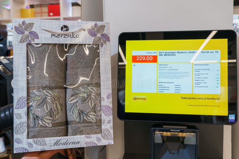 Computer with Barcode Reading To Clarify Prices and Quantity of Goods ...