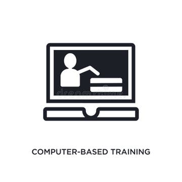 Computer-based Training Isolated Icon. Simple Element Illustration from ...