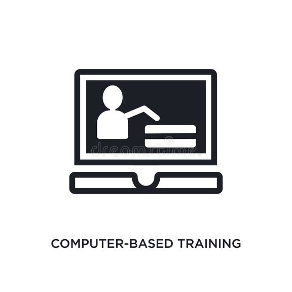Computer-based Training Isolated Icon. Simple Element Illustration from ...