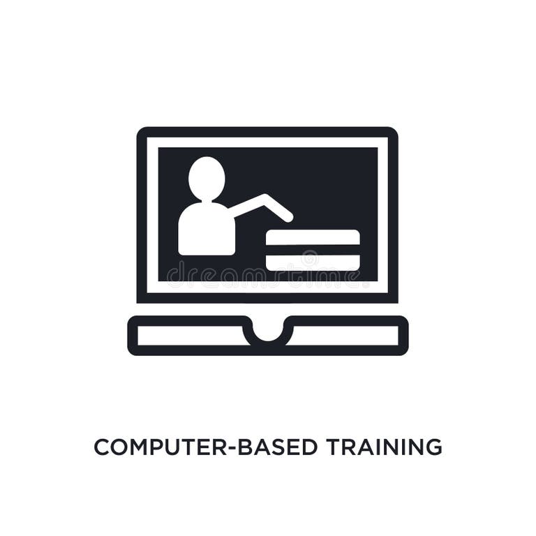 Computer-based Training Isolated Icon. Simple Element Illustration from ...