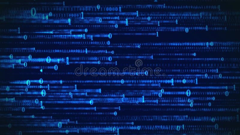 Digital Rain Information and Data Flow Stock Footage - Video of ...