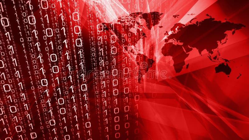 Computer Screen with Ransomware Attacks Alert in Red and a Man K Stock ...