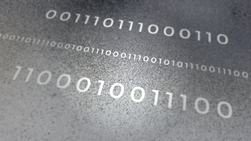 0010 Computer Binary Instruction Language Stock Image - Image of ...