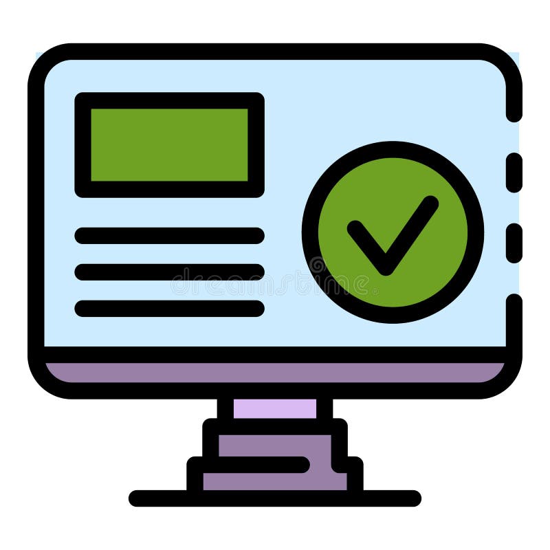 Computer Biometric Authentication Icon Color Outline Vector Stock ... Computer Biometric Authentication Icon Color Outline Vector Stock ...