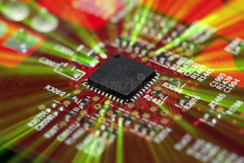 Computer board stock photo. Image of card, green, components - 28897000