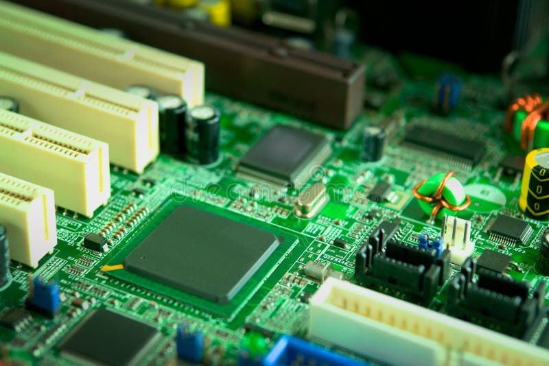 Computer Board stock photo. Image of system, semiconductor - 37745544