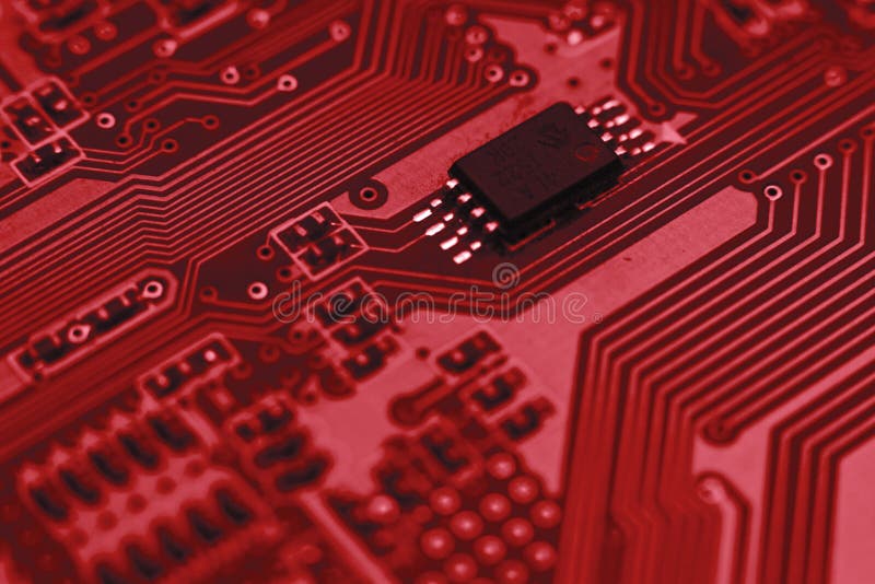 Red circuit stock image. Image of color, colors, hardware - 3186143