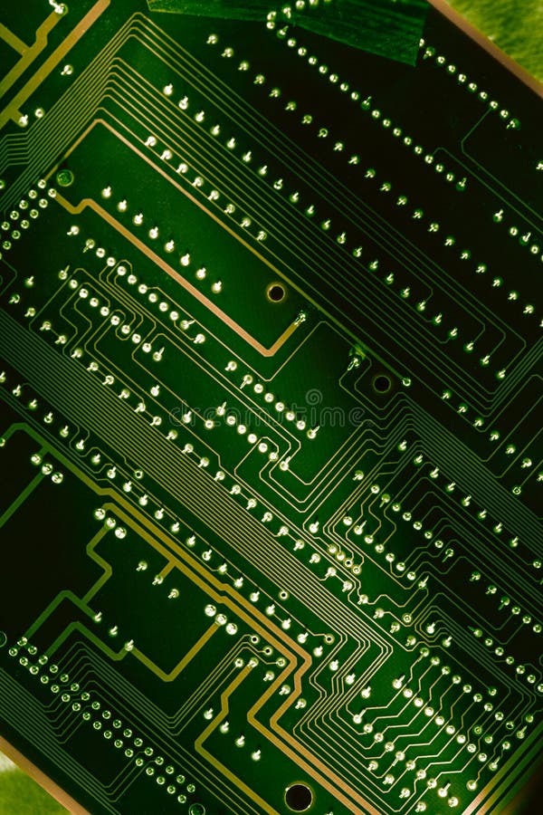 Computer board closeup stock image. Image of bits, information - 53343143
