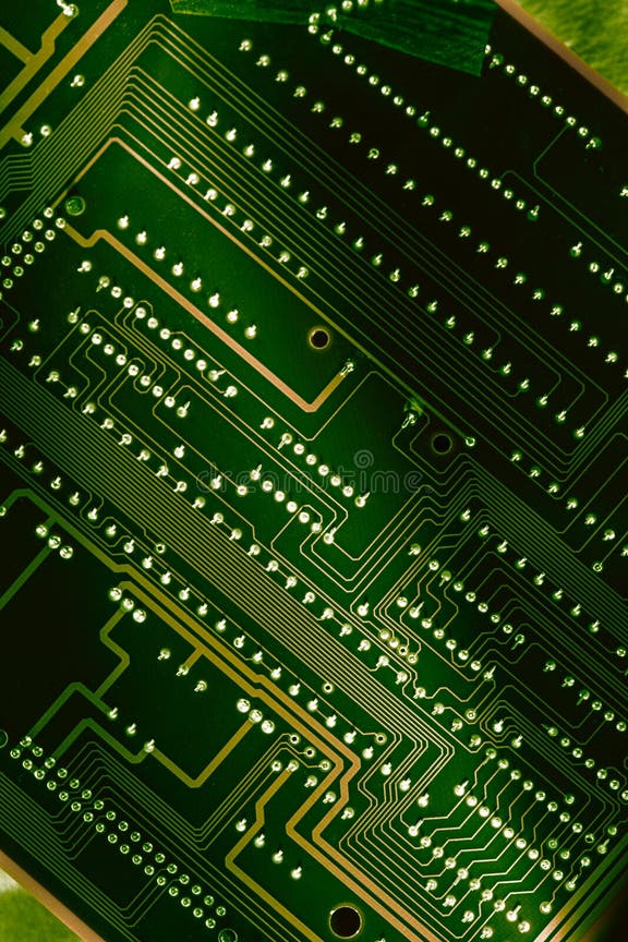 Computer board closeup stock image. Image of bits, information - 53343143