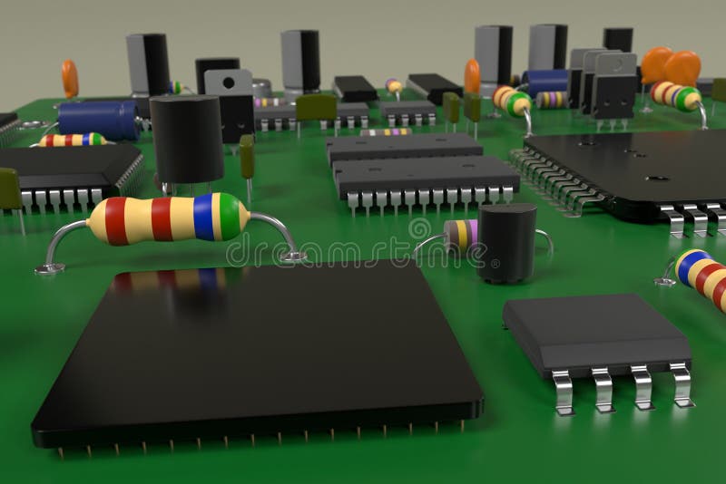 Resistor Rendering Stock Illustrations – 797 Resistor Rendering Stock ...