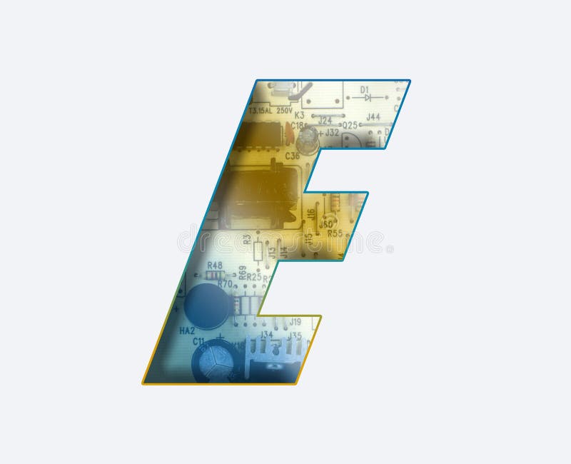 Electronic Letter X Logo Tech Circuit Symbol Stock Vector ...