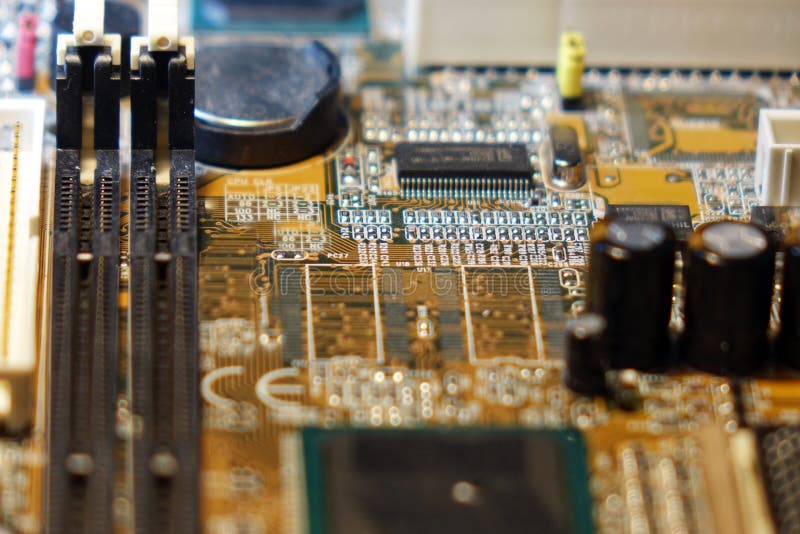 Computer Board. Electronic Technology. Stock Image - Image of ...
