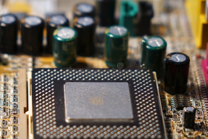 Computer Board. Electronic Technology. Stock Image - Image of network ...