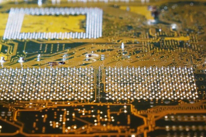 Computer Board. Electronic Technology. Stock Image - Image of chip ...