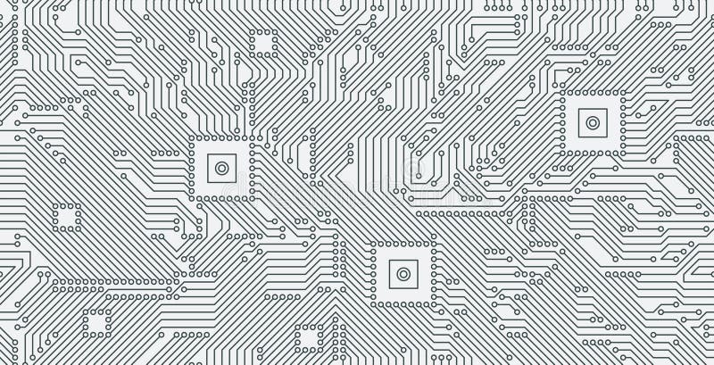 Computer board. stock vector. Illustration of concept - 370625162