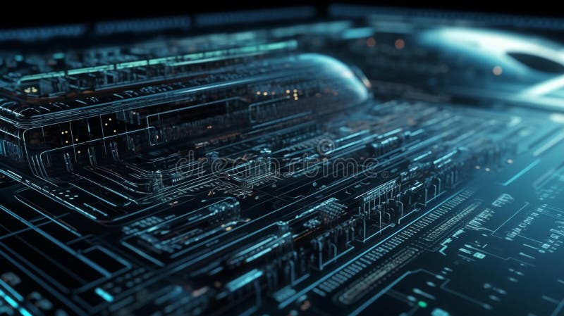 Data Center Computer Motherboard Stock Illustrations – 630 Data Center ...