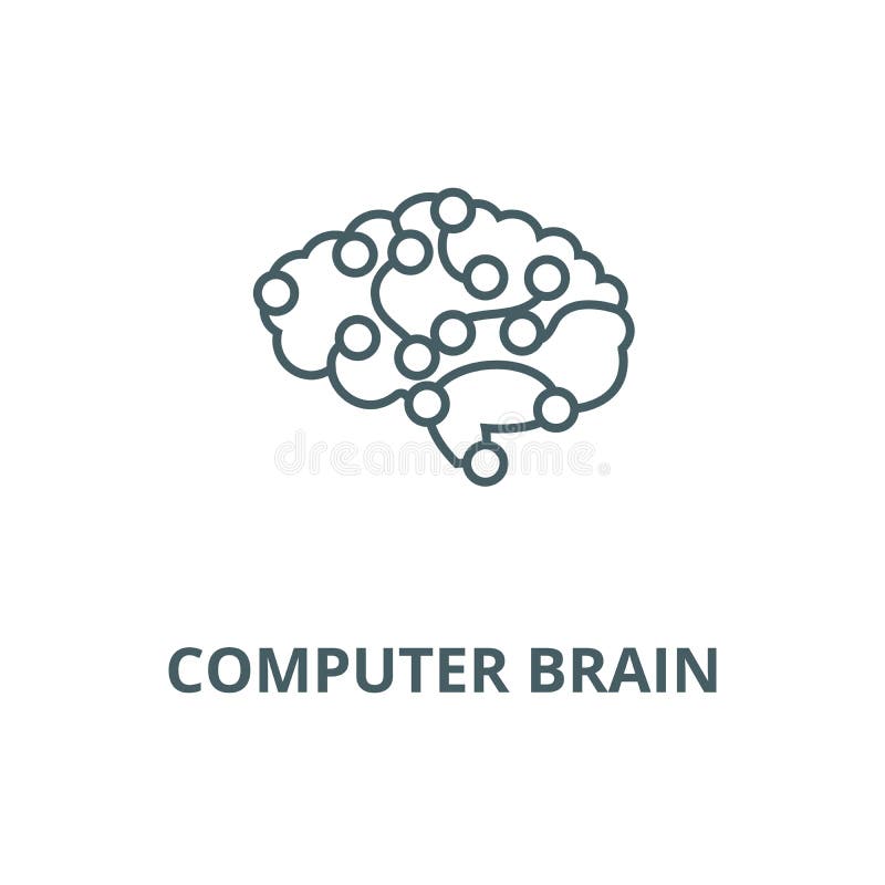 Computer Brain Icon