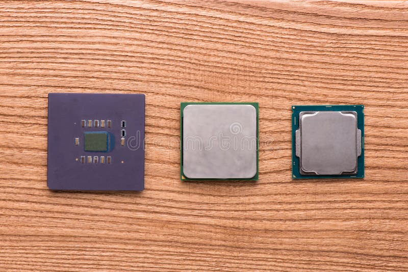 Personal Computer Processor. Close-up Processor Editorial Stock Image ...