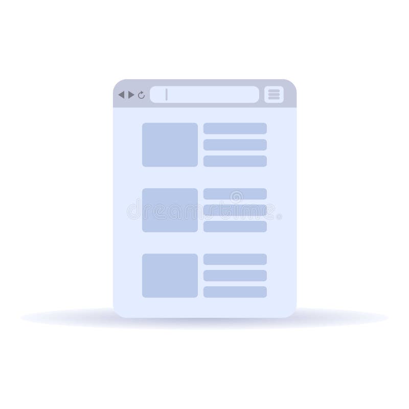 Computer Browser Icon, Cartoon Style Stock Vector - Illustration of ...