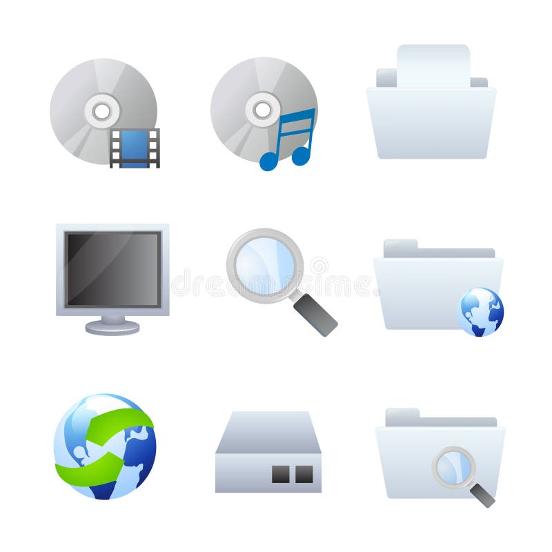 Computer icons stock vector. Illustration of install, stethoscope - 8477970