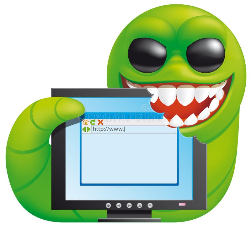 Computer bug stock vector. Illustration of computer, monitor - 25498501 Computer bug stock vector. Illustration of computer, monitor - 25498501