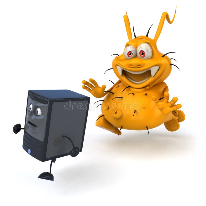 Computer bug stock illustration. Illustration of allergy - 44941007