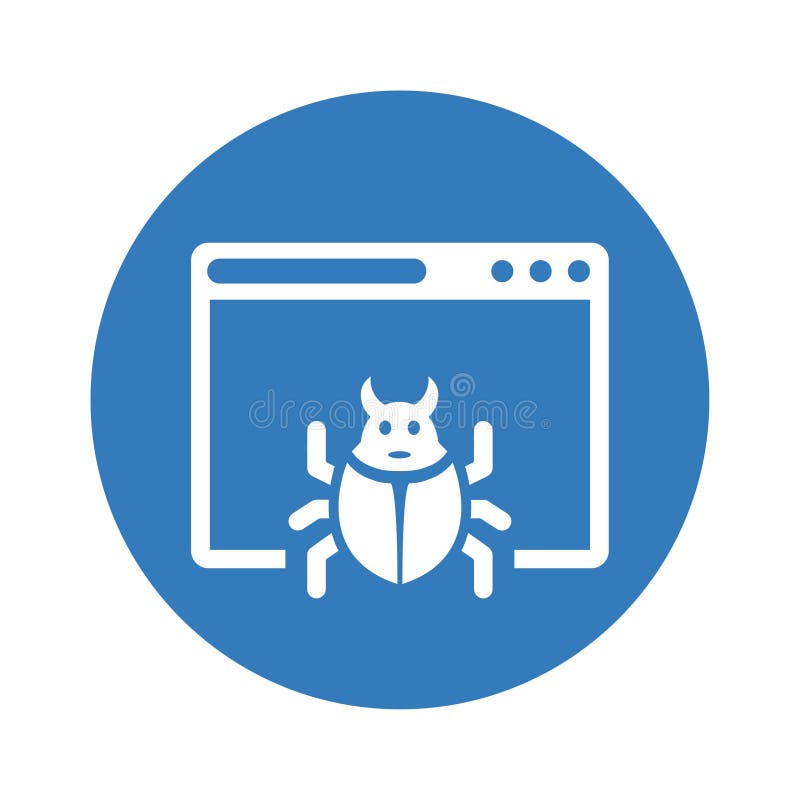Computer, Bug, Fixing, Repair, Virus Icon Stock Vector - Illustration ...