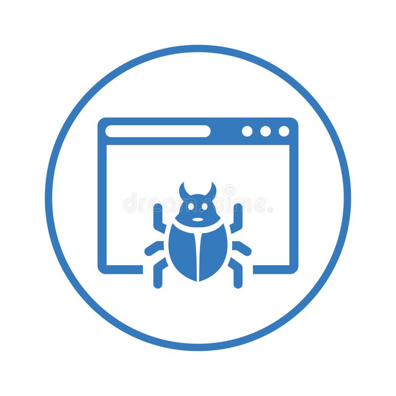 Computer, Bug, Fixing, Repair, Virus Icon Stock Illustration ...