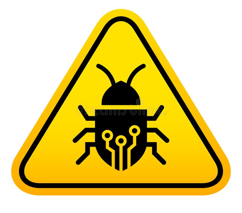 No computer virus stock illustration. Illustration of isolated - 12787319