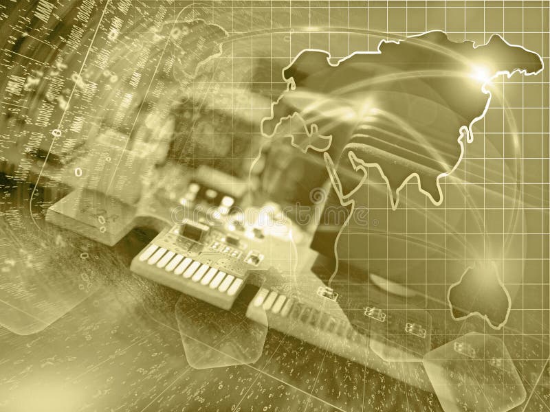 Computer business stock illustration. Illustration of abstract - 89845064