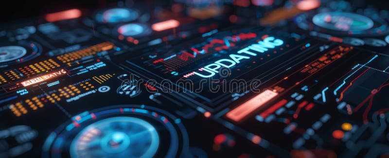 Computer and Business Security Concept, System Updates and Privacy ...