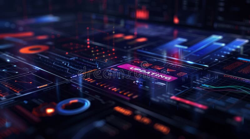 Computer and Business Security Concept, System Updates and Privacy ...