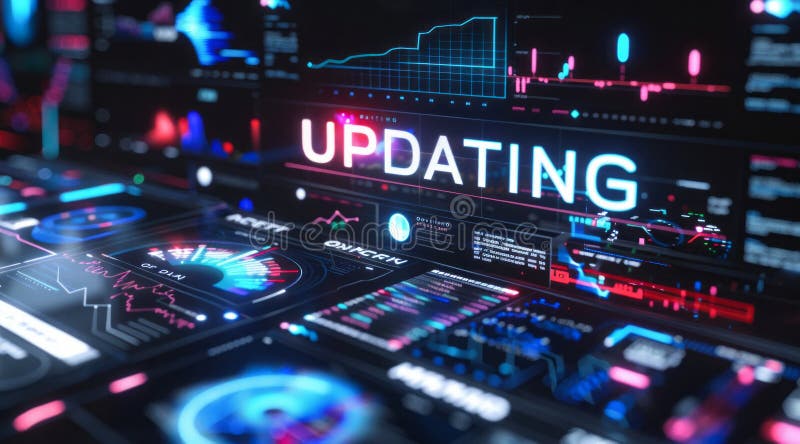 Computer and Business Security Concept, System Updates and Privacy ...