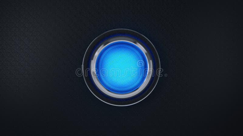 Computer Button. 3d Rendering Stock Illustration - Illustration of ...