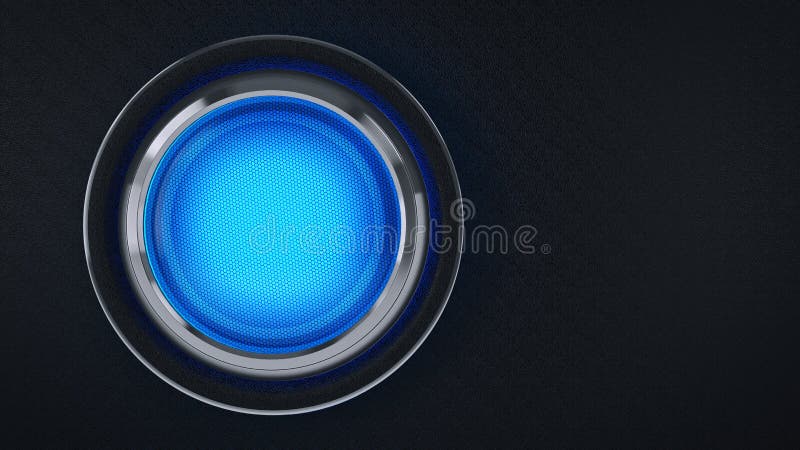 Computer Button. 3d Rendering Stock Illustration - Illustration of ...